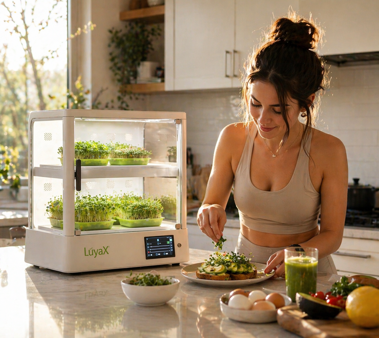 Luya — AI-Powered Microgreens Grower