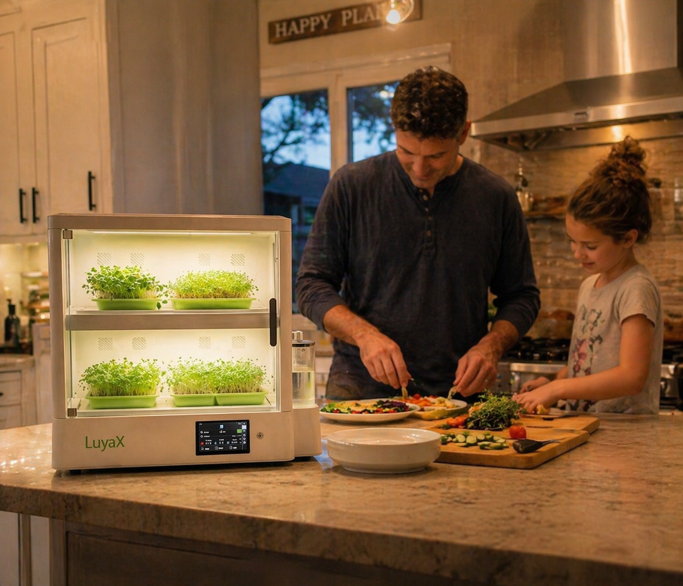 Luya — AI-Powered Microgreens Grower