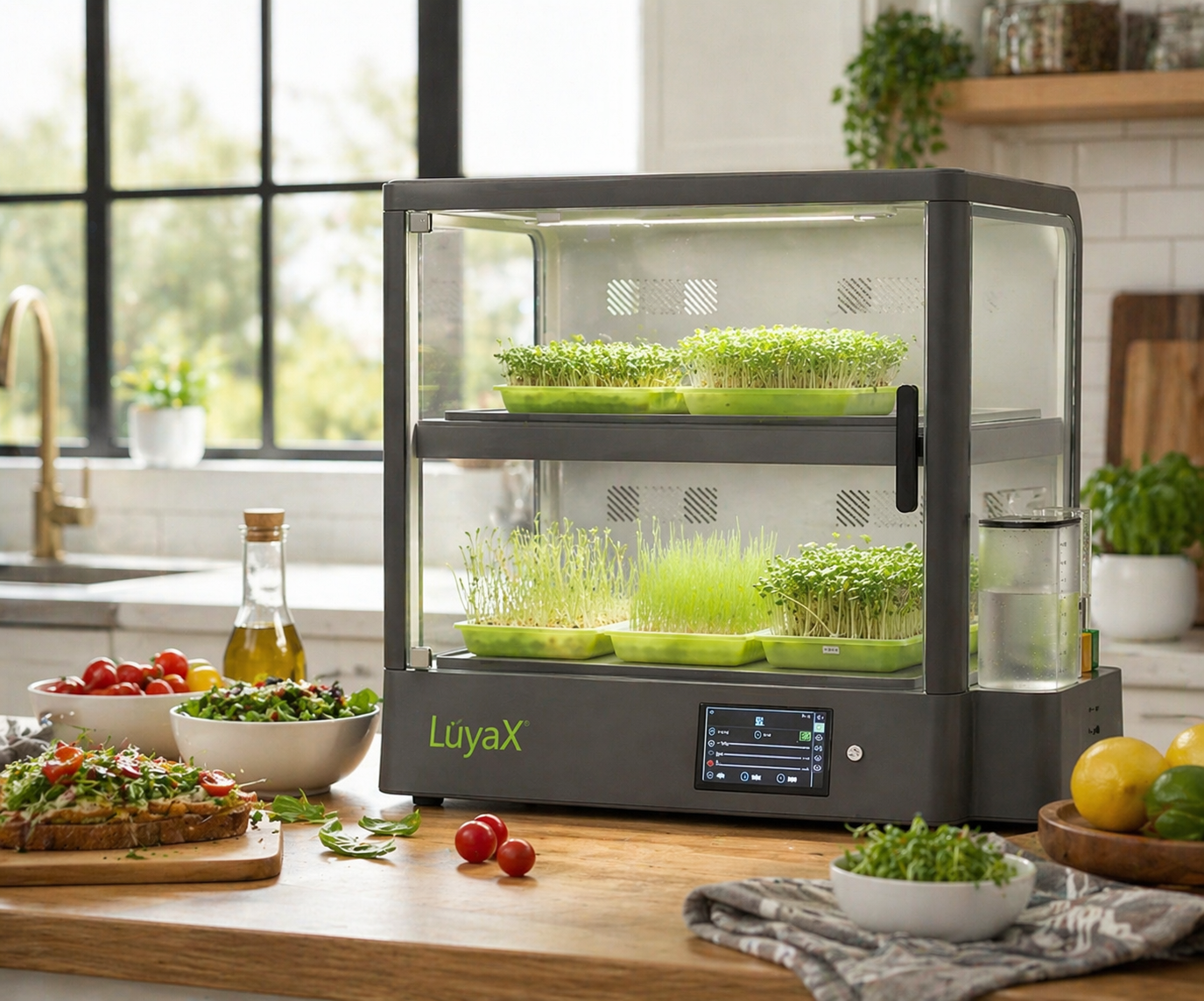 Luya — AI-Powered Microgreens Grower